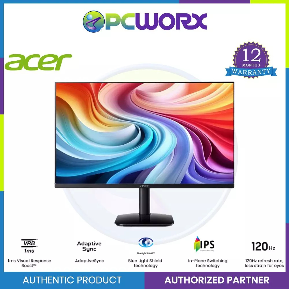Acer KA252Q G0bi 24.5" Full HD IPS 120Hz | AMD FreeSync™ FHD IPS ...