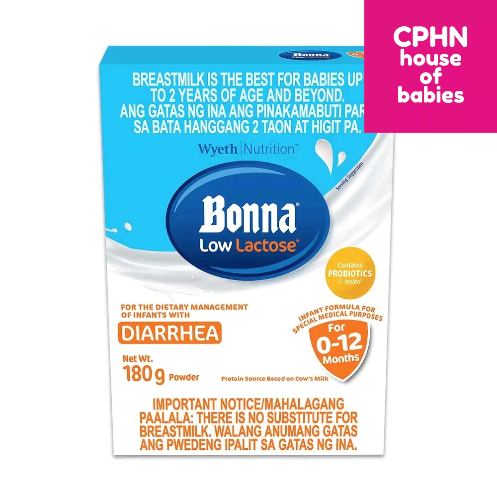 BONNA LOW LACTOSE 180G INFANT FORMULA FOR 0-12 MONTHS OLD | Shopee ...