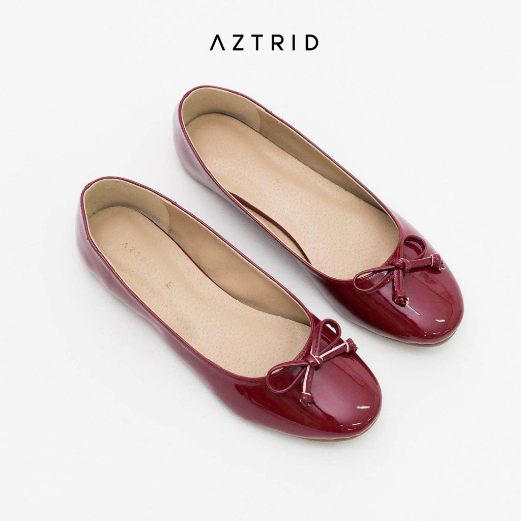 AZTRID Audrin Bow Flats Women Casual Doll Shoes Soft Sole Lightweight ...