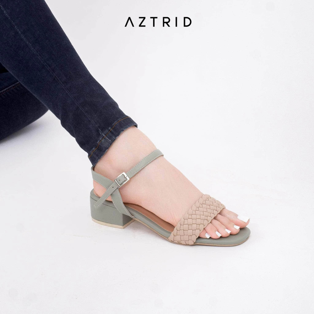 Aztrid Kori Women Braided Heeled Sandals | Shopee Philippines