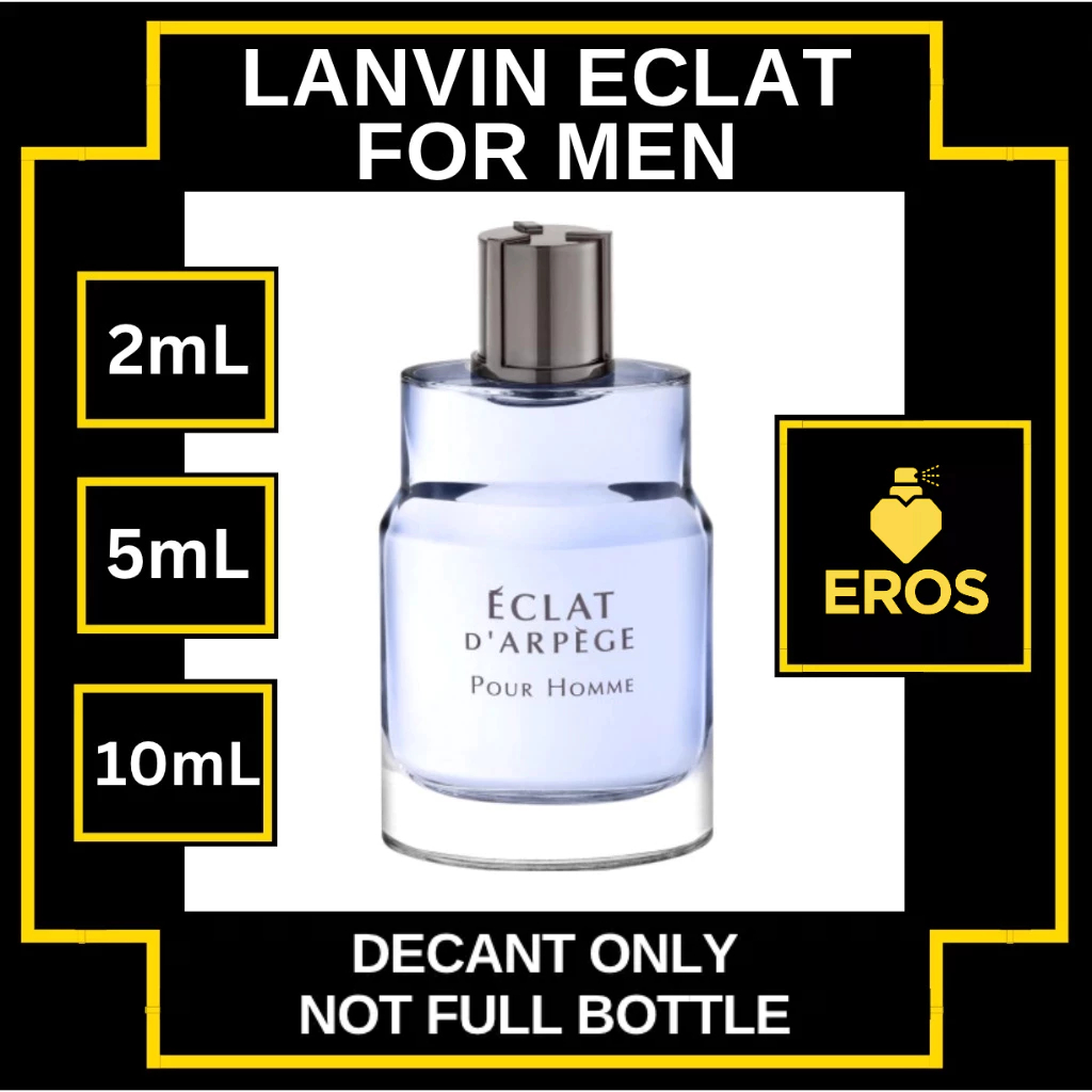 Lanvin Eclat for MEN 1mL 2mL 5mL D Arpege decant sample perfume mini ...