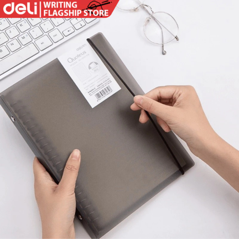 Deli B5 Loose-Leaf Notebook 60 Sheets Binder Notebook Refillable ...