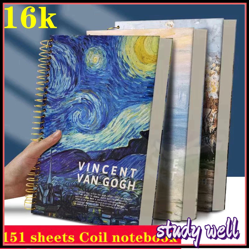 World-famous Painting Notebook Coil notebook College notebook school ...