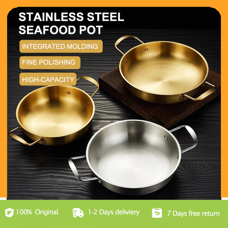 Korean stainless steel ramen pot, instant noodle pot small hot pot ...