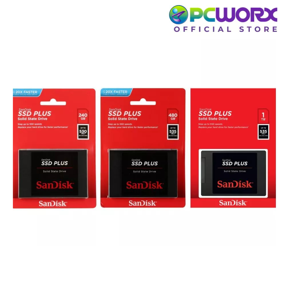 SanDisk SDSSDA-240G-G26 SSD PLUS 2.5" 240GB SATA III Internal Solid State Drive (SSD) | Shopee ...