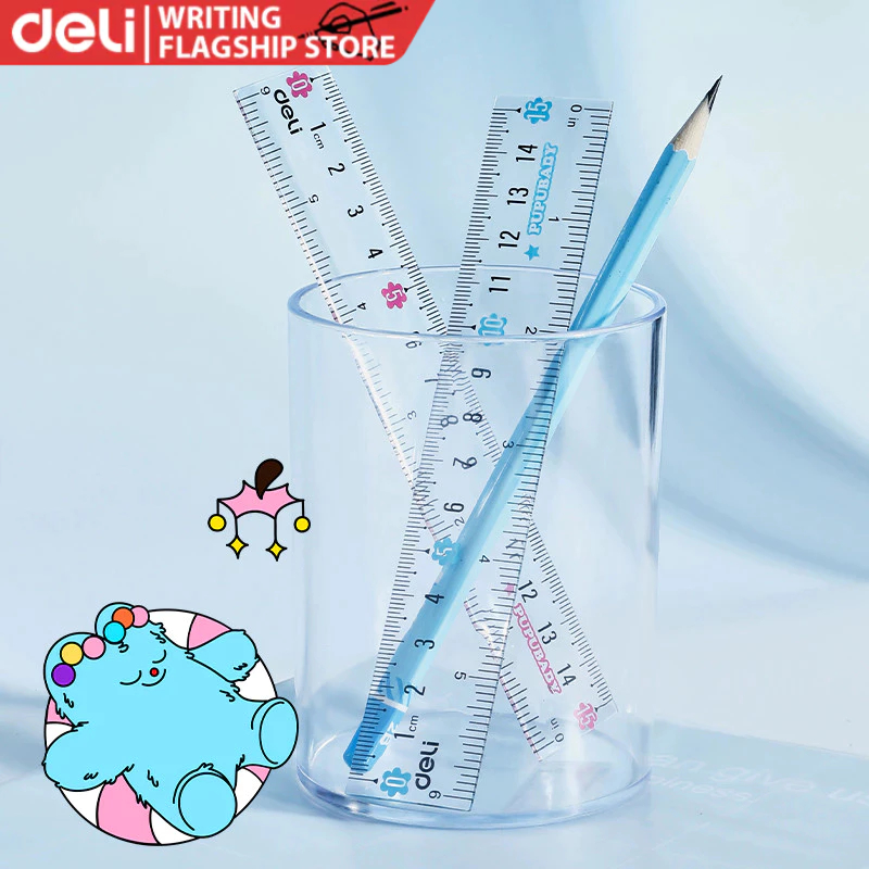 Deli Ruler 15cm(mixed) 1PC EH661 | Shopee Philippines