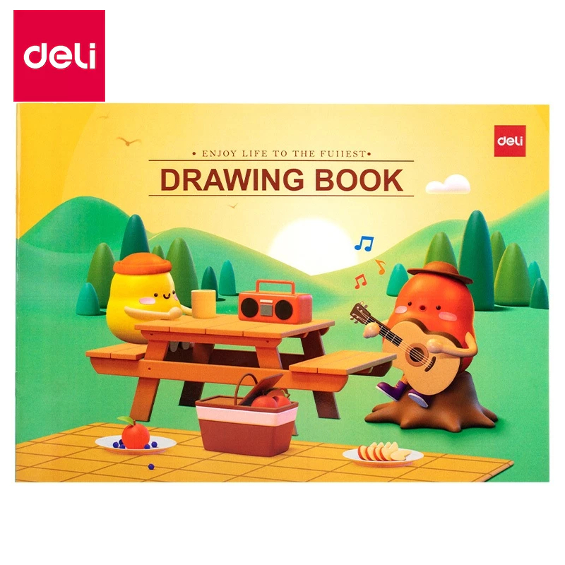 Deli 20Sheets Simple Coloring Book 1PCS EN080 | Shopee Philippines