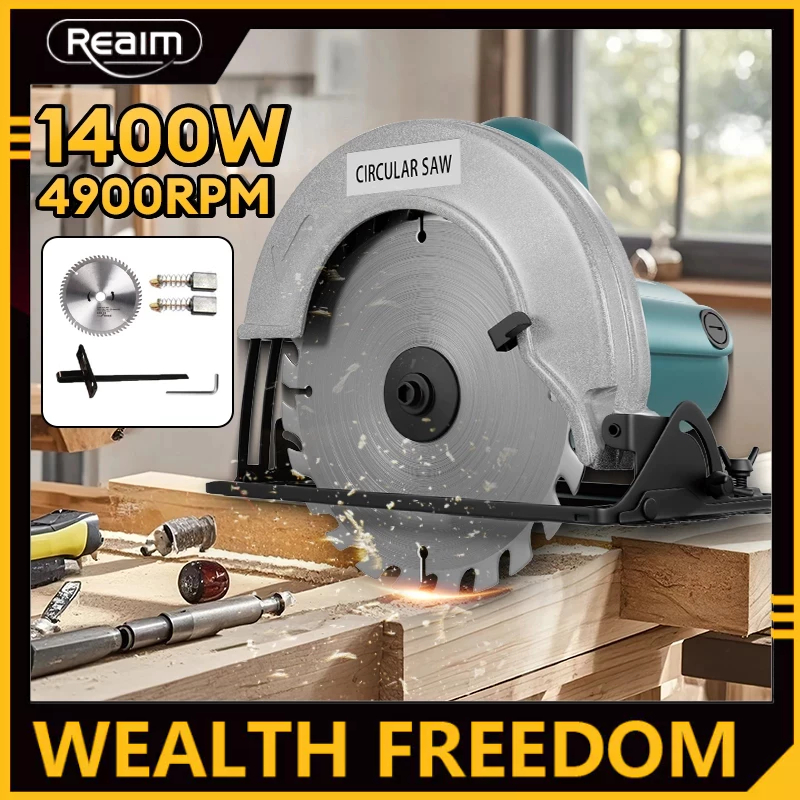 REAIM Circular Saw Power Tool Electric Saw Portable Hand Saw for table ...
