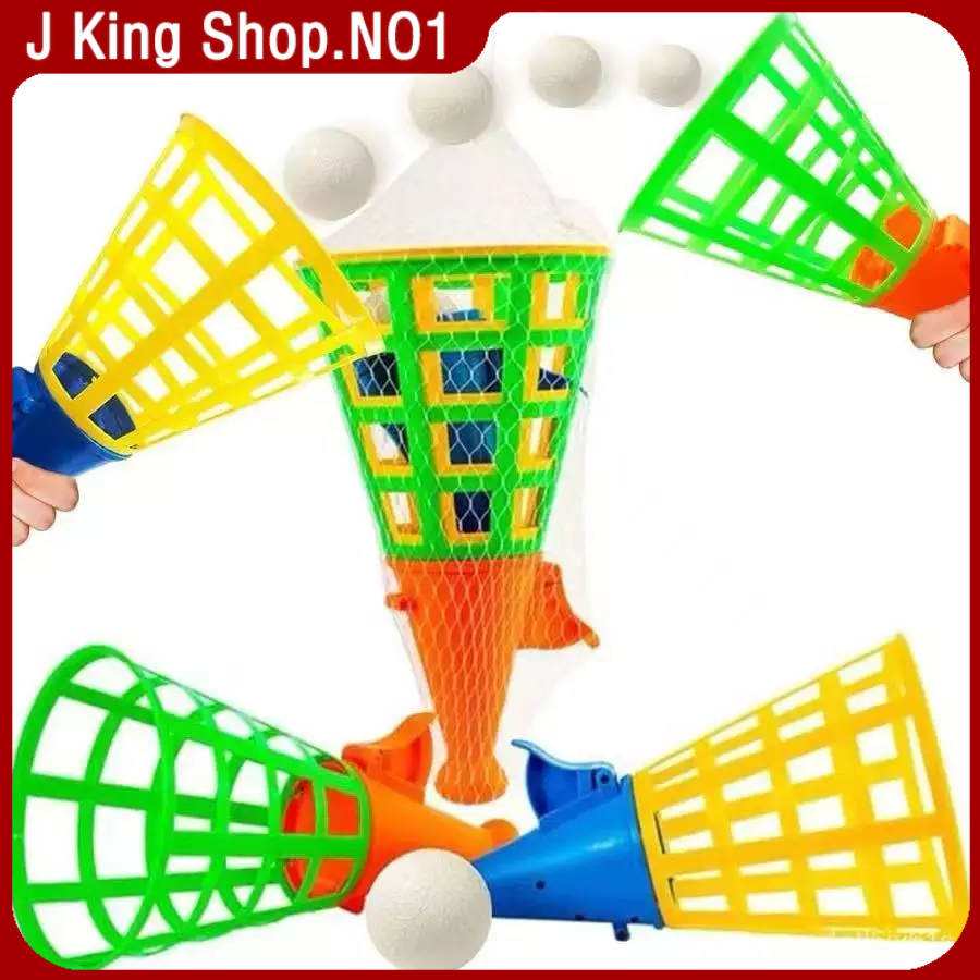 J King #Pop-Pass-Catch Ball Game Beach Sports Toy Catch Launcher ...