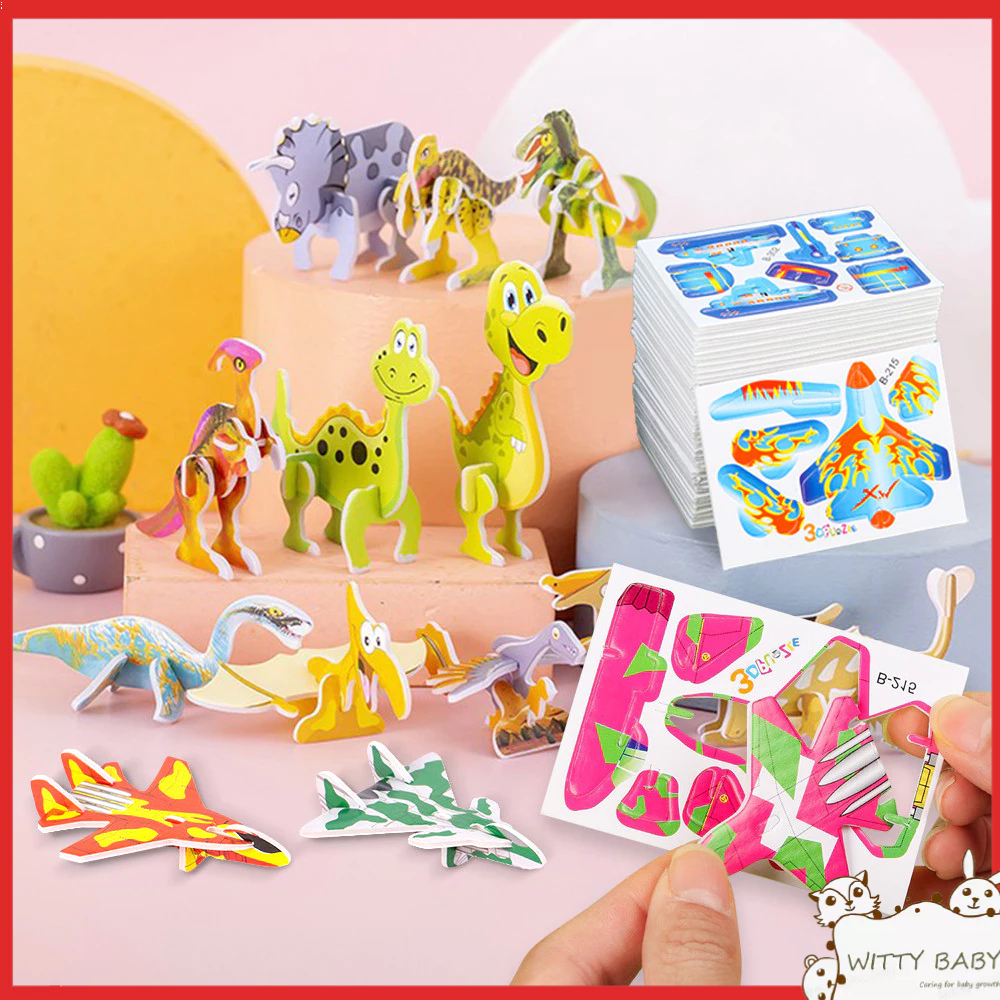 WB Puzzle For Kids Random Style Airplane/Animal/Insects/Dinosaurs ...