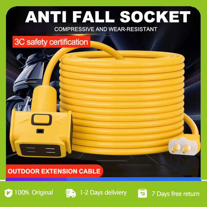 Extension Wire Heavy Duty 14 Holes Extension Cord Electric Vehicle ...