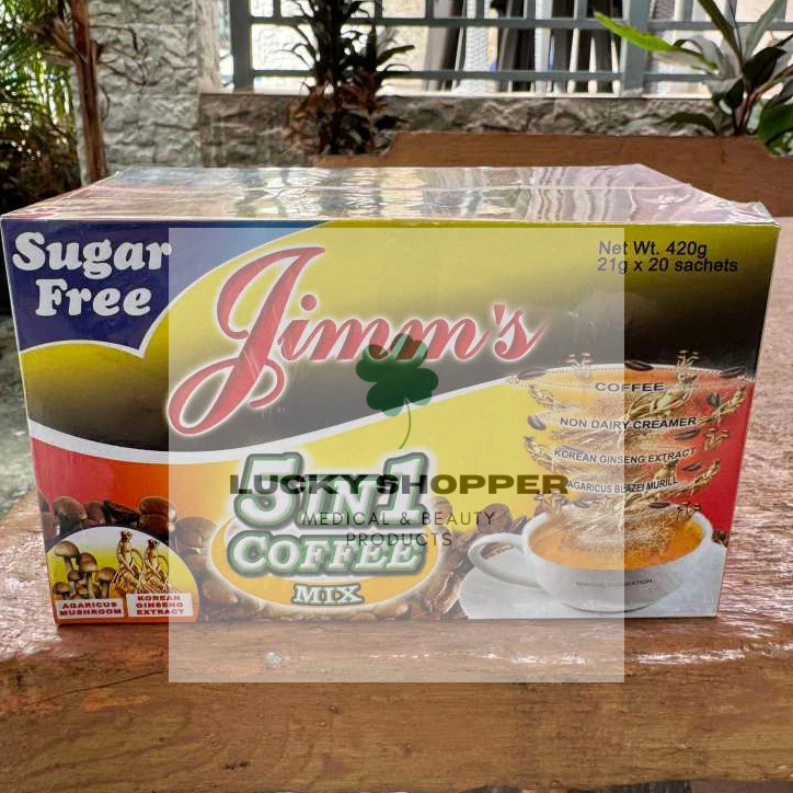 Jimm's 5in1 Coffee mix Sugar Free 21g x 20 sachets | Shopee Philippines