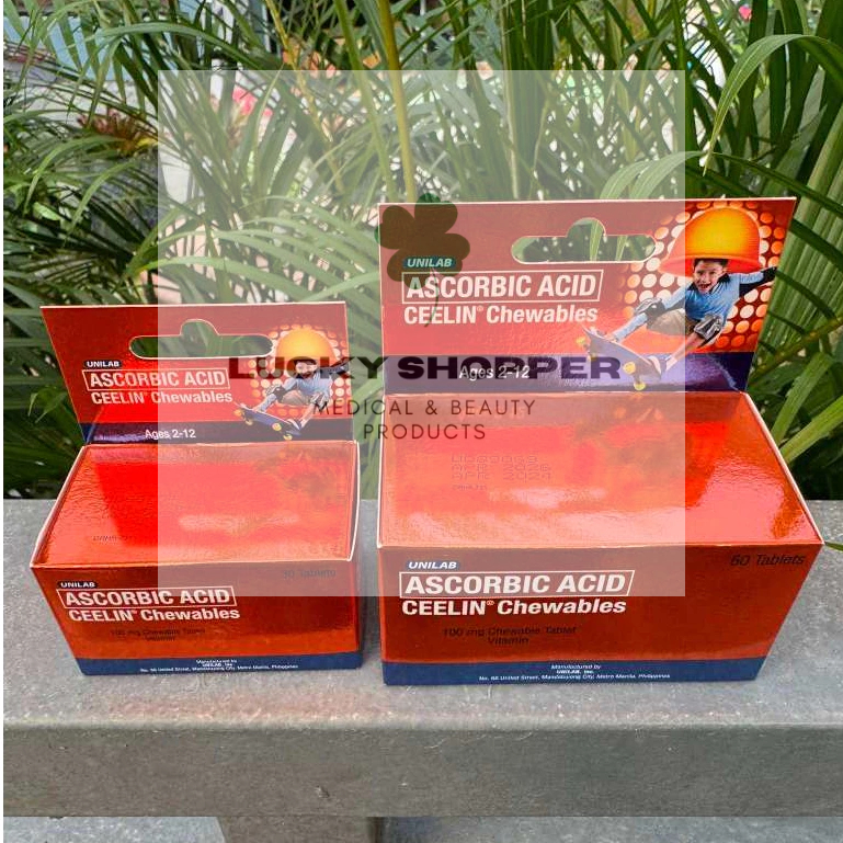 Ceelin Chewables (Ascorbic Acid) 100mg chewable tablet | Shopee Philippines