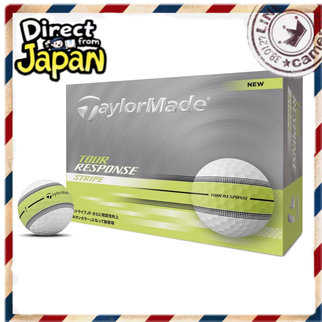 TAYLOR MADE TMJ25 Tour Resp Stripe NEON YLW JPN dz Tour Response Stripe ...