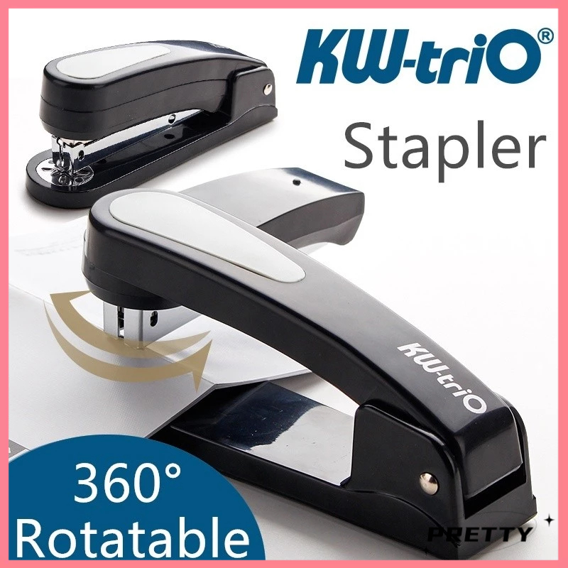 360 Rotation Stapler Use 24/6 Staples Effortless Long Stapler School ...