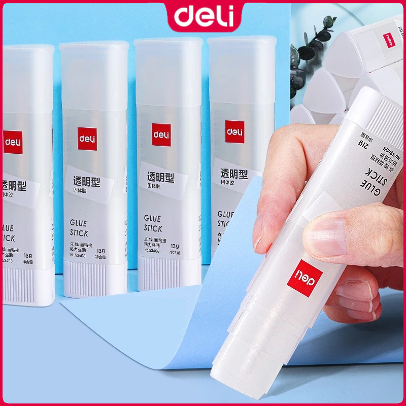 Deli 8/13/21g 53407 Triangle Strong Glue Transparent 1PCS | Shopee ...