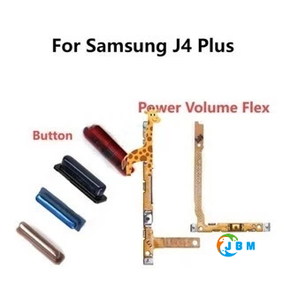 JBM Power volume button flex For Samsung J4 plus Switch Key Mute control Button Ribbon Flex ...