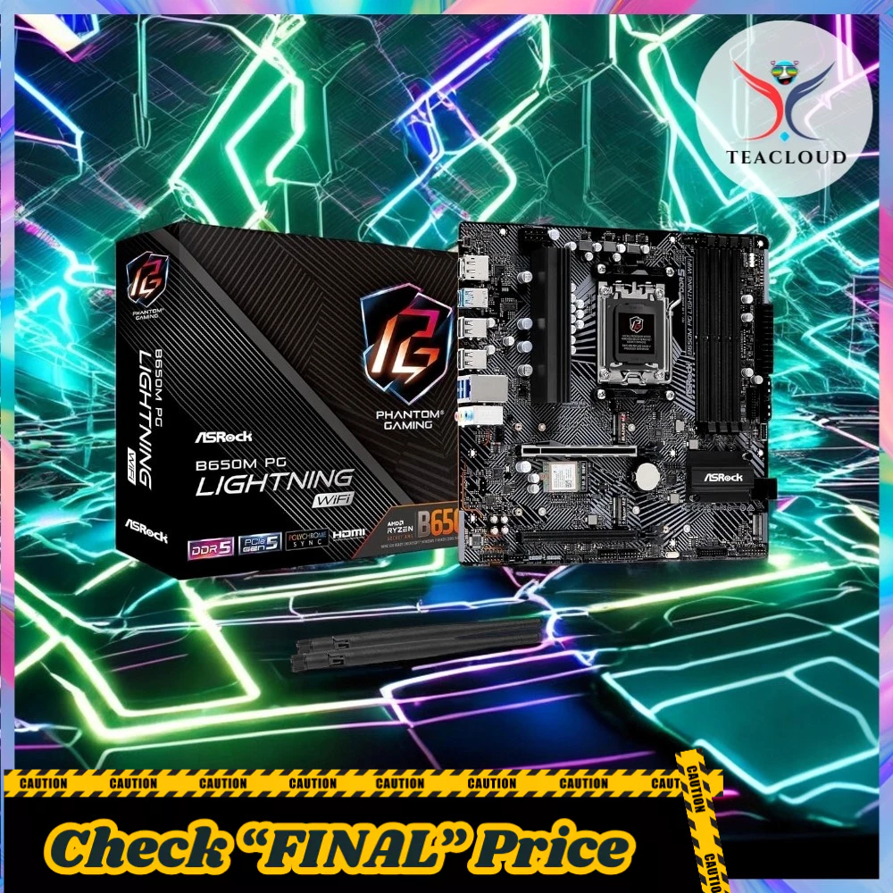 ASRock B650M PG Lightning WiFi Micro ATX Motherboard | Shopee Philippines