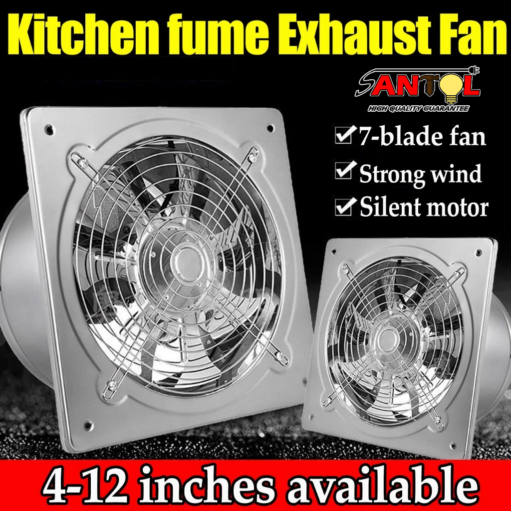 Pure Copper Powerful Exhaust Fan Hanging Wall Window Duct Fan Air ...