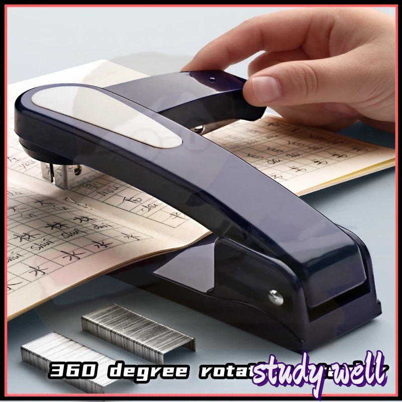 360 rotation stapler with 24 6 staples effortless long reach stapler ...