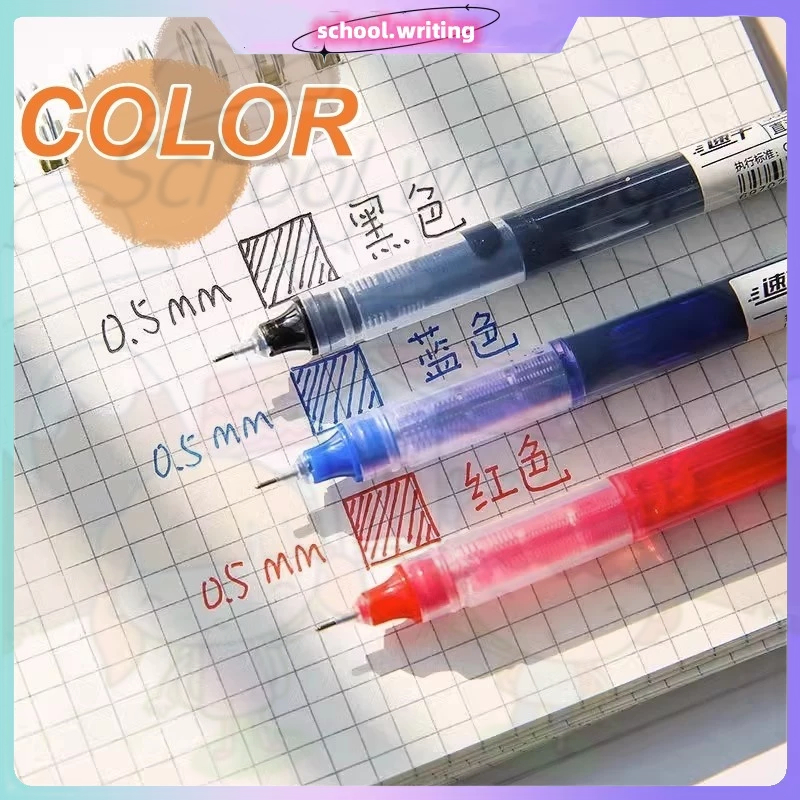 Straight Liquid 0.5mm Gel Pen Quick Drying Rollerball Neutral Pen ...