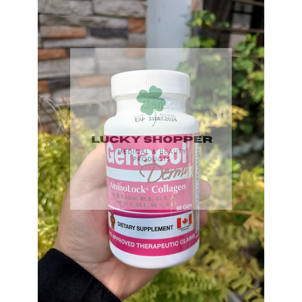 Genacol Derma Aminolock Collagen 90 capsules | Shopee Philippines