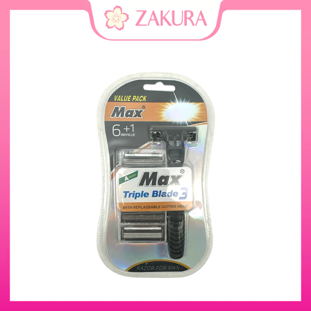 Max Men Razor + 6 Refills 1set | Shopee Philippines