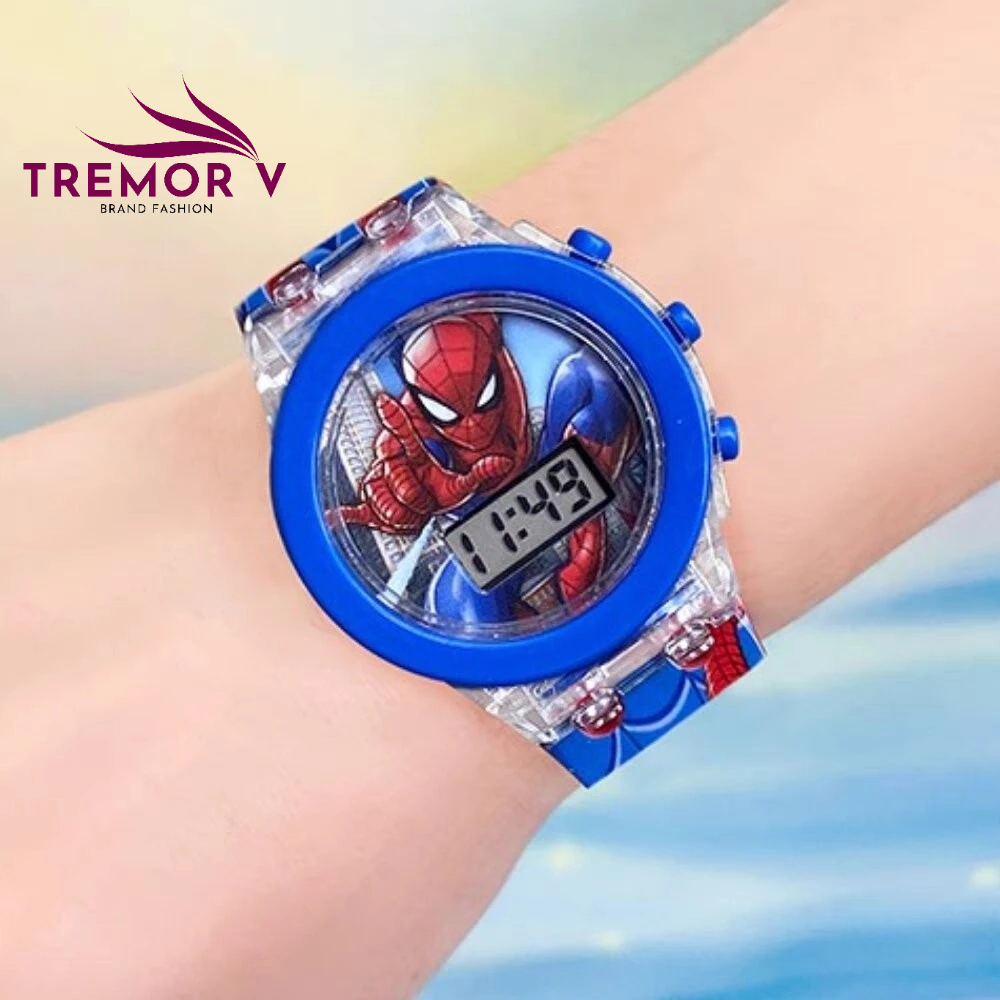 Spider-Man Kids Watch with Lights and Sounds for Boys - Educational Toy ...