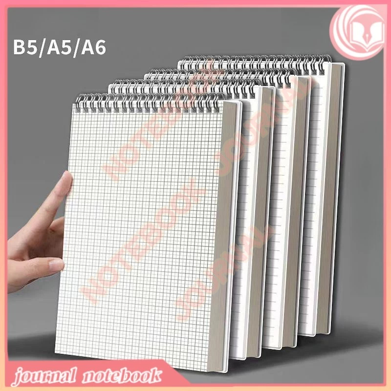 80 Sheets Spring Notebook Loose-Leaf Writing Notebook Steno Binder ...