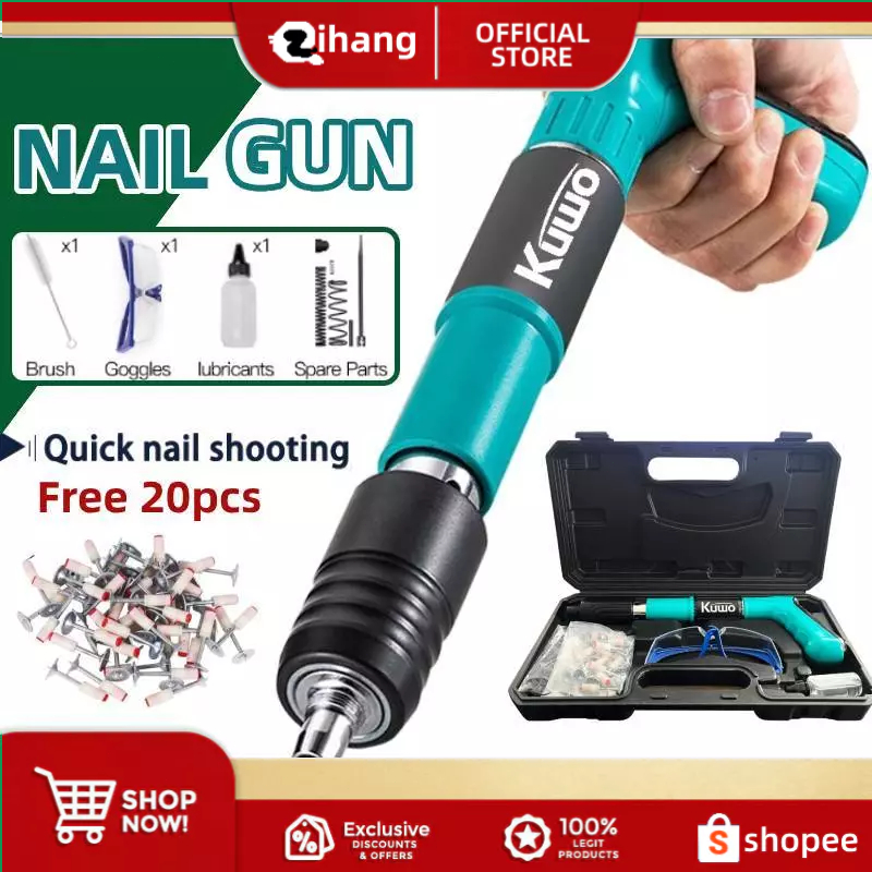 Nail Gunner Heavy Duty Rivet Gun Bullet Nail Gun Concrete Fire Nail Gun ...