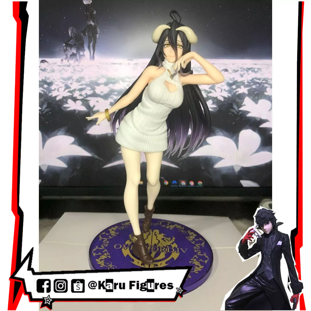 Authentic Albedo Coreful Figure Knit Onepiece Ver - Overlord | Shopee ...