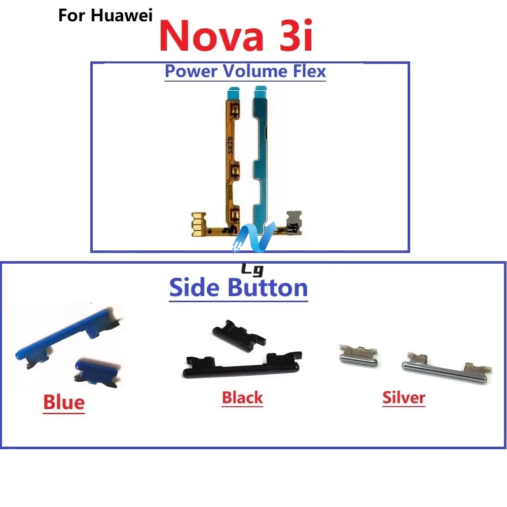 Switch Key Power On Off and Volume up down Side Button Key Flex For ...