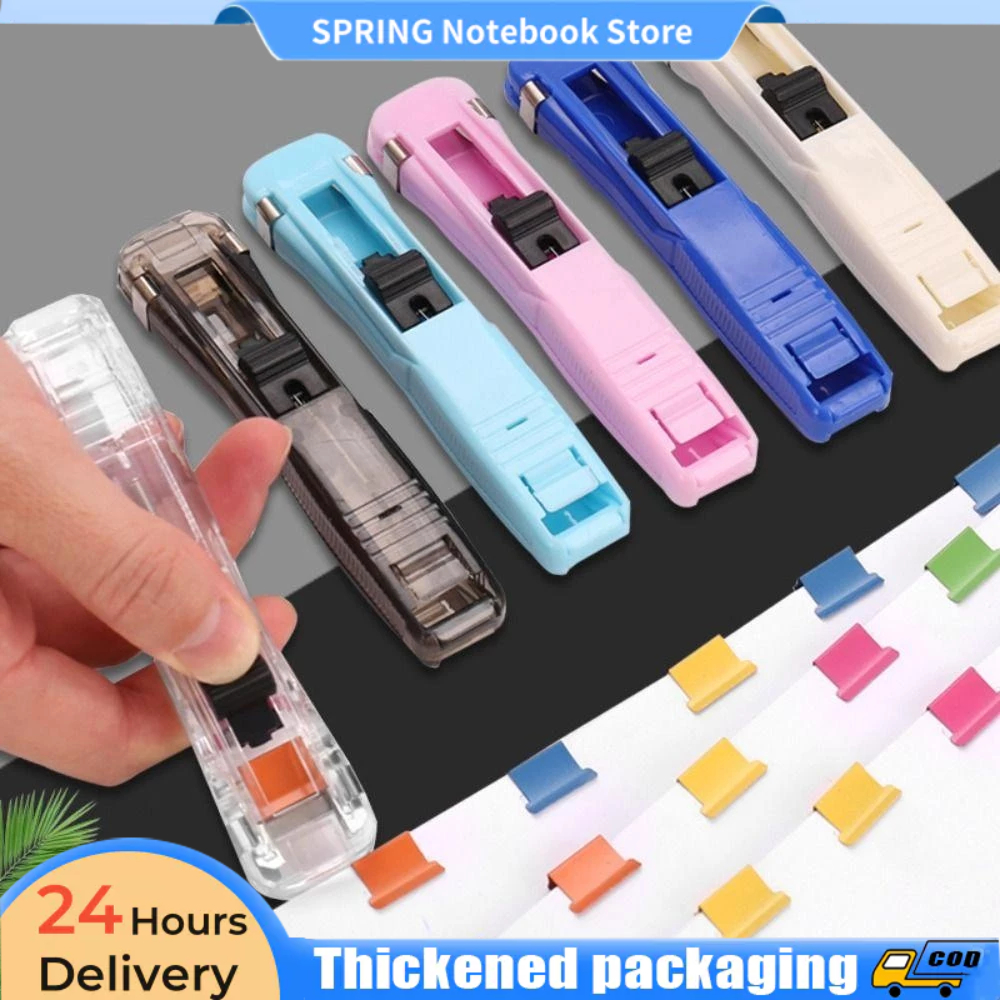 Portable Push Clamp Paper Binder Exam Paper Finishing Clip Reusable ...