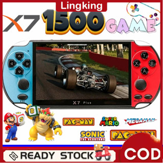 New Version 2025 X7 Plus LCD PSP Double Rocker Handheld Game Console ...