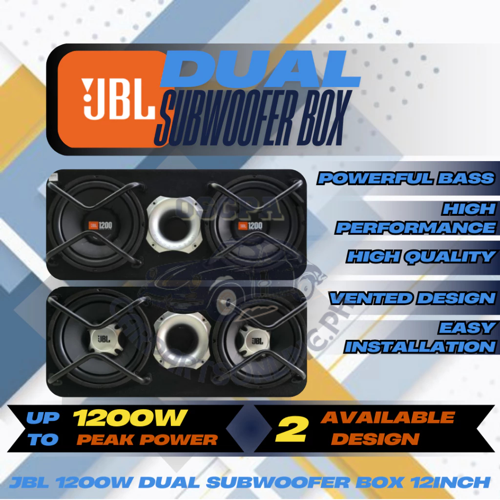 OSCPA JBL 1200W DUAL SUBWOOFER BOX 12INCH | Shopee Philippines