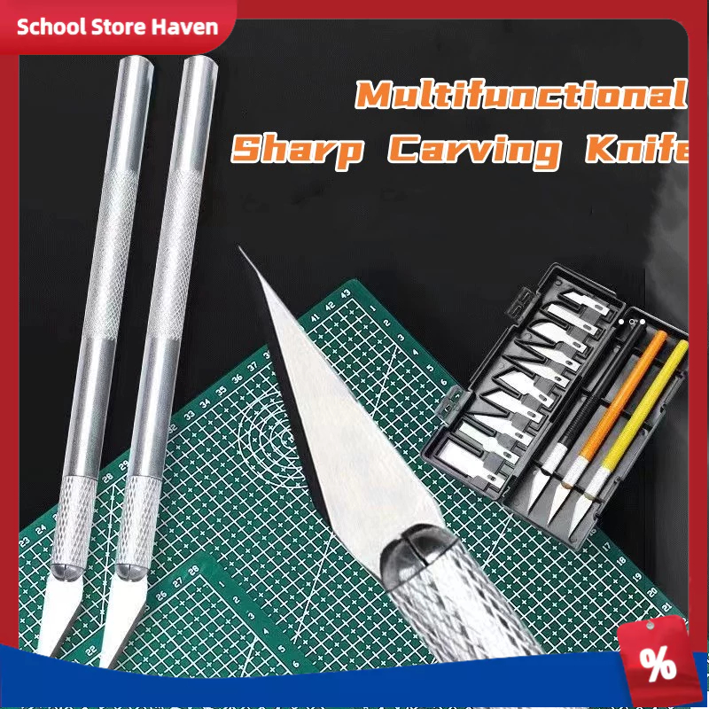 Metal Handle With Blades Knife Carving Tools Hand-made Crafts DIY Hand ...