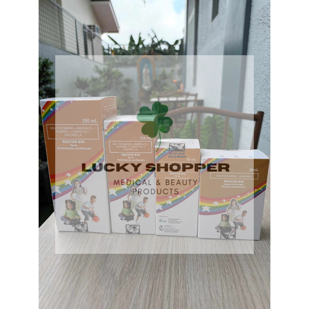 Restor Big Syrup and Drops | Shopee Philippines