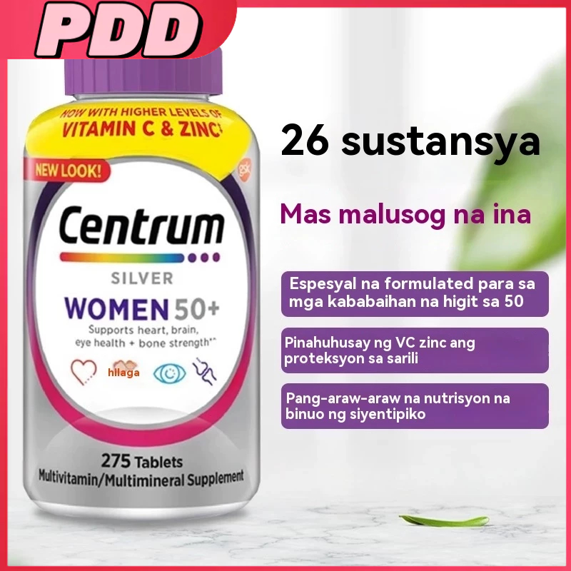 Centrum 275 tablet Silver Women 50+ Multivitamin Multimineral USA-PDD ...
