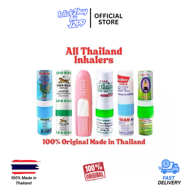 Thai Inhaler and Oil Menthol Nasal Relief Congestion | Shopee Philippines