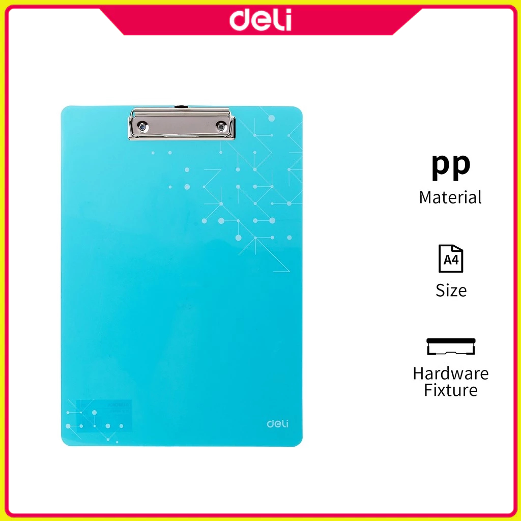 Deli Clamp Board A4 Single Page Clip File Storage Board EF75632 1PC ...