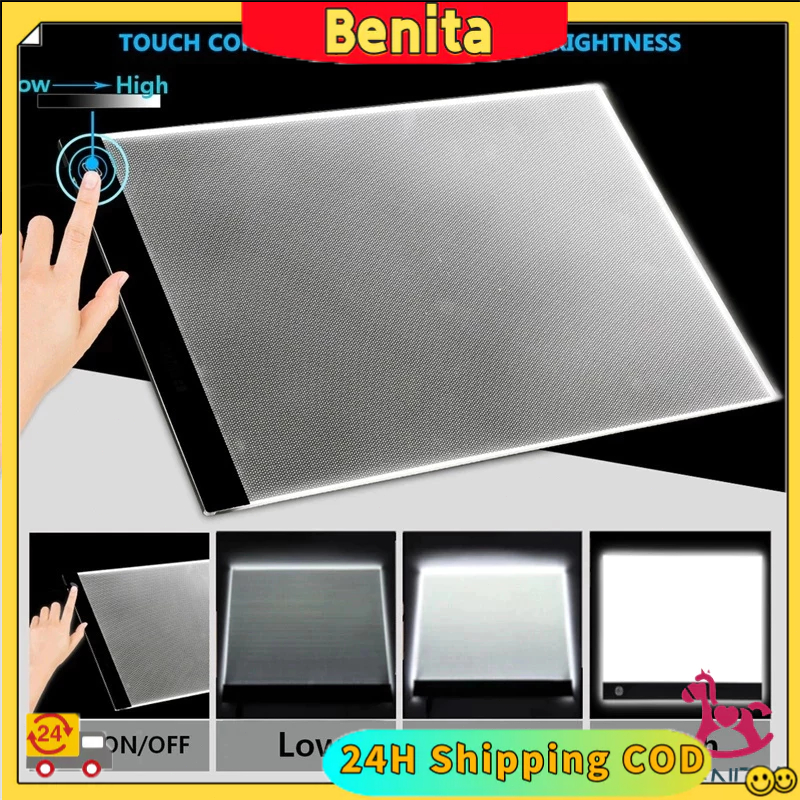 A3/A4/A5 LED Drawing Board Brightness Adjustable Light Pad Tracing ...