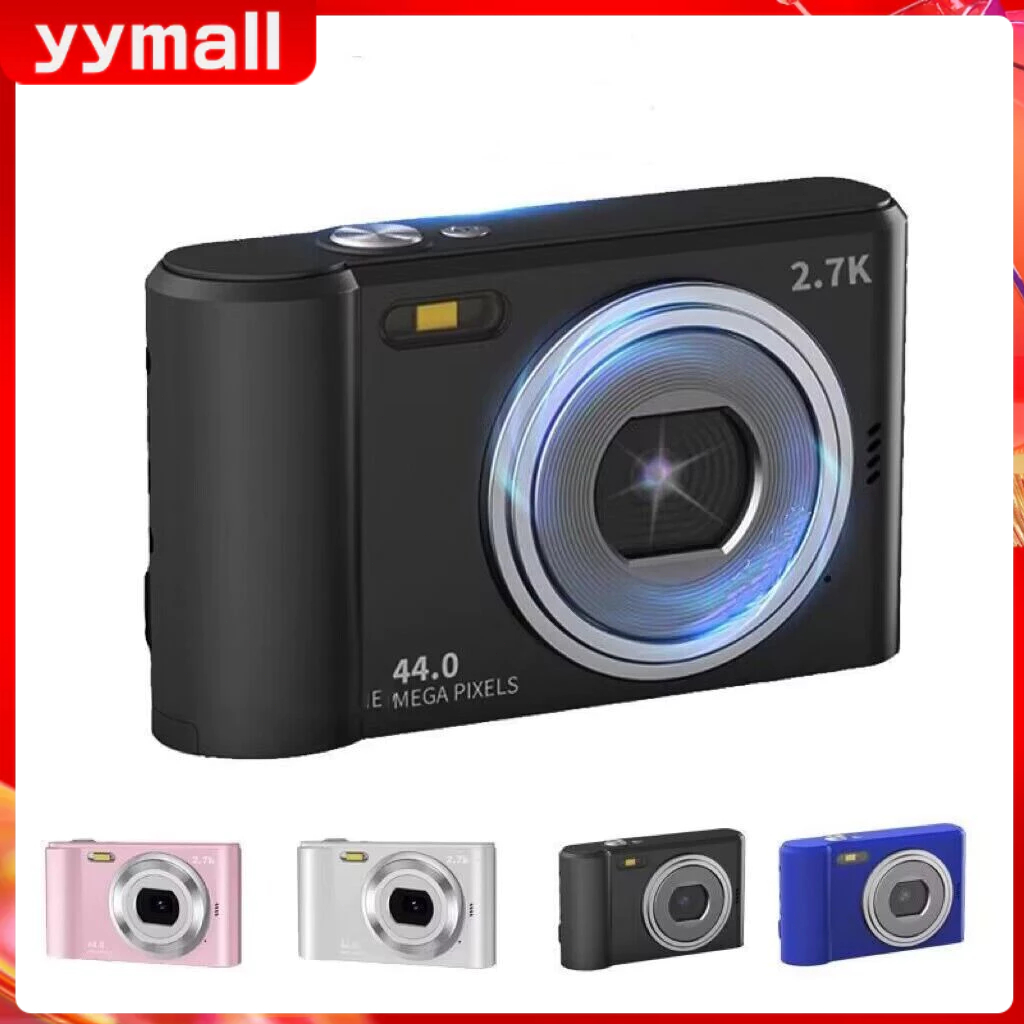 32GB 44MP Small Portable Digital Camera 2.7K IPS Screen 8X Zoom Face ...