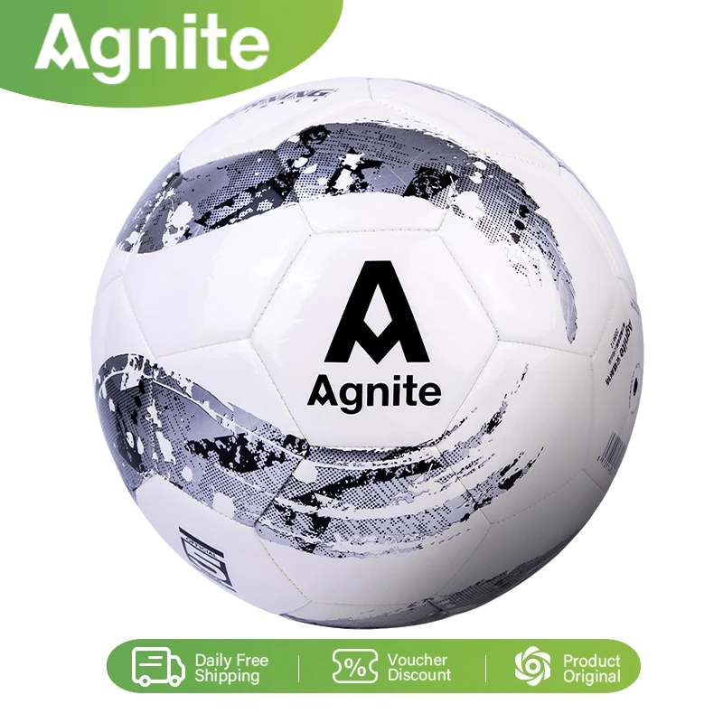 Agnite F1201 Football TPU Machine Stitched Number 5 Training Balls ...