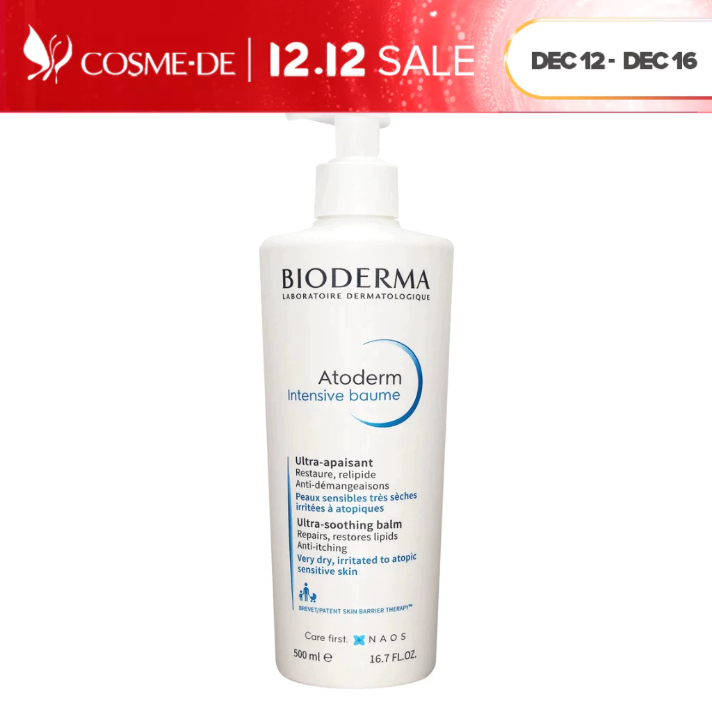 Bioderma Atoderm Intensive Baume Ultra-Soothing Balm 500ml | Shopee ...
