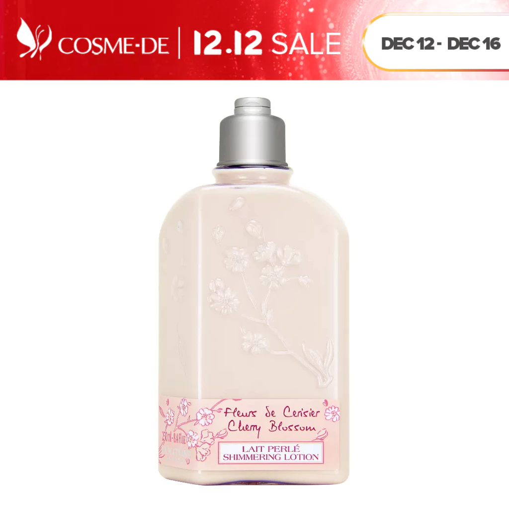 L'Occitane Cherry Blossom Shimmering Lotion 250ml | Shopee Philippines