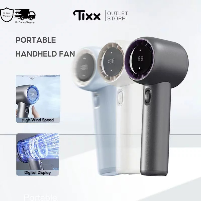 TIXX Mini fan Maliit na fan Handheld Fan Strong Wind Portable With Air ...
