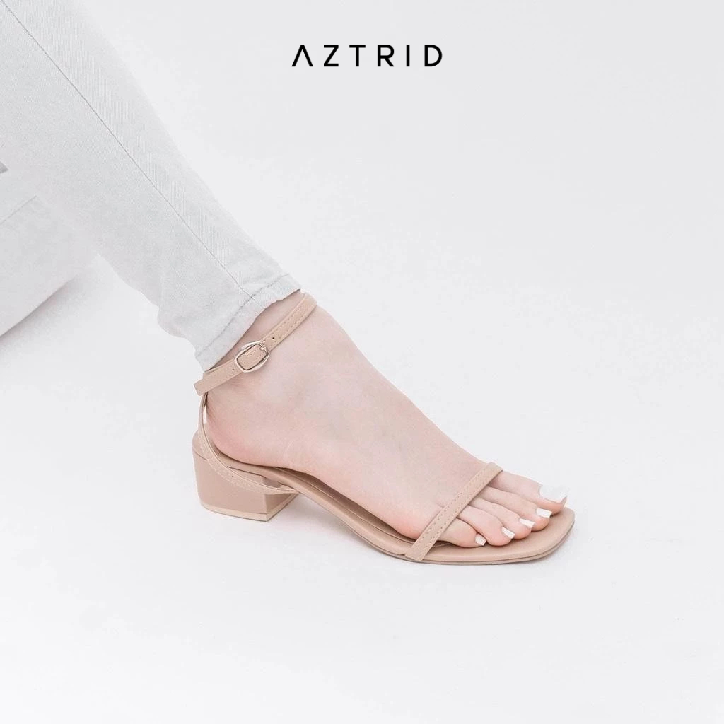 Aztrid Irna Comfy Low Heel Sandals | Shopee Philippines