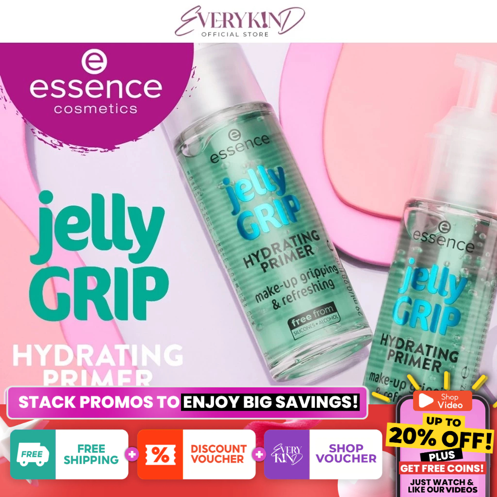 Essence Jelly Grip Hydrating Primer - Hydrated, Longwear Makeup Radiant ...