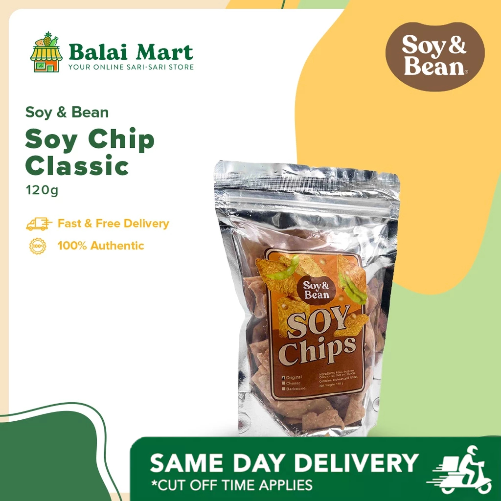 Soy & Bean Soy Chips Classic 120g - [Fresh Plant-Based Tofu / Pantry ...