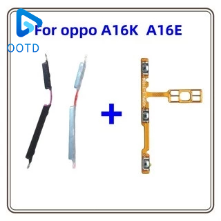 On off Power volume button flex For OPPO A16K A16E Up Down Side Key ...